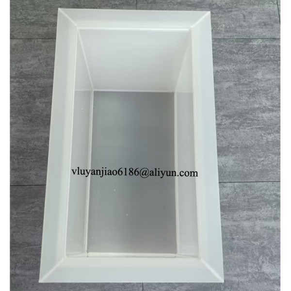 Quality Custom White PP Welded Electroplating Tank for Corrosive Liquids for sale