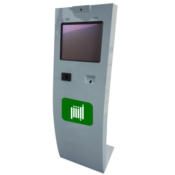 Quality FreeStanding Information Touch Screen Kiosk With Thermal Printer for sale