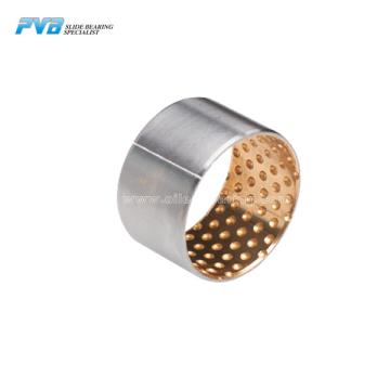 Quality CuSn10Pb10 Copper Alloy Bimetal Bushing Carbon Steel Back Bimetal Bearing for sale