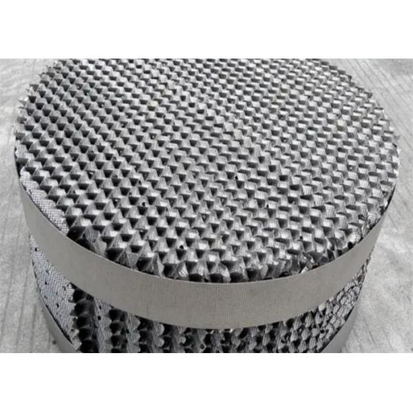 Quality ISO9001 SS304 Round Wire Mesh Structured Packing Corrosion Resistant for sale