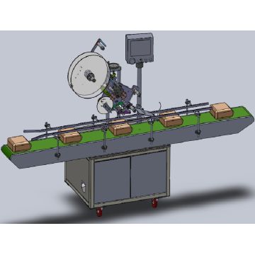 Quality Box Top Side Plane Labeler Automatic Flat Labeling Machine In Bag Pouch Lid for sale