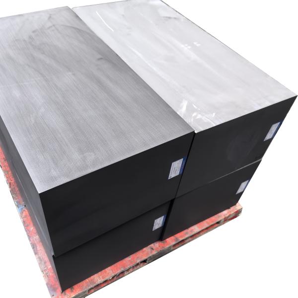 Quality Fine Grain Size Casting Isostatic Graphite Block 1.85 g/cm3 High Density for sale
