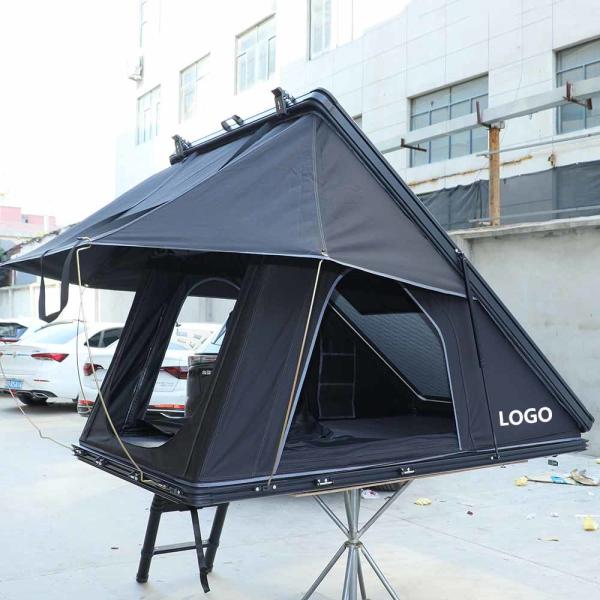 Quality Clamshell Free Ladder Hard Shell Rooftop Tent 210*132*150cm Open Size for sale