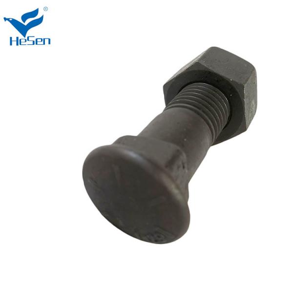 Quality Bulldozer Plow Bolts And Nuts Blade Bolt And Nut 4F7827 2J3506 19MMx57MM for sale