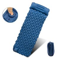Quality 75D Polyester 2.16inch Inflatable Sleeping Pad for sale