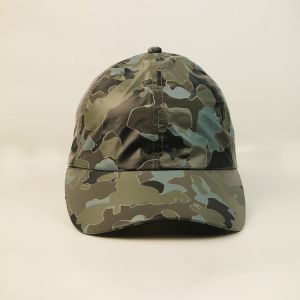 Quality 6 Panel Adjustable Baseball Cap For Low Profile Camouflage Unconstructed Dad Hat for sale