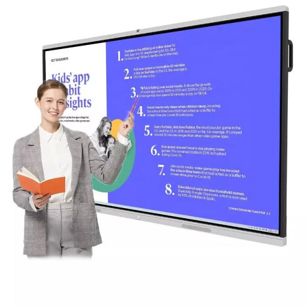 Quality 4K 85 Inch Smart Board Interactive Digital Whiteboard For Teaching for sale