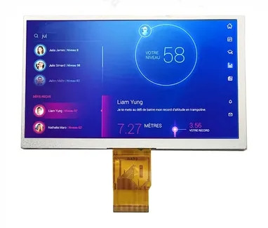 Quality LED Backlit ips TFT LCD Display 7 Inch TN Transmissive 800×480 Pixels for sale