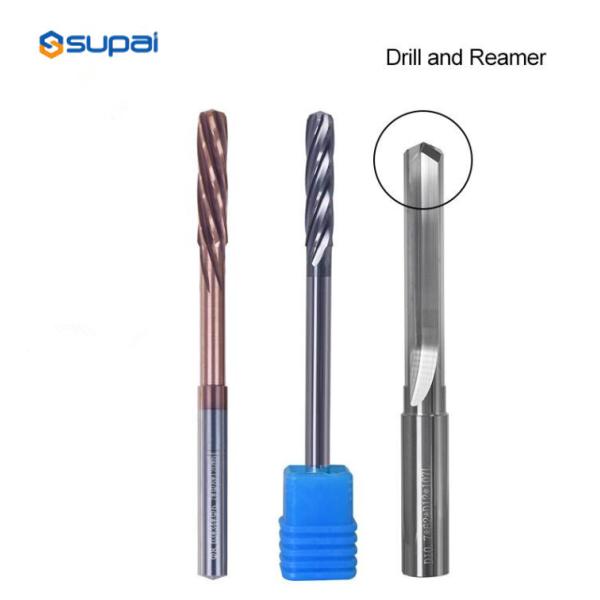 Quality Solid Carbide Chucking Machine Tapered Drill Straight Groove Reamer Tungsten for sale