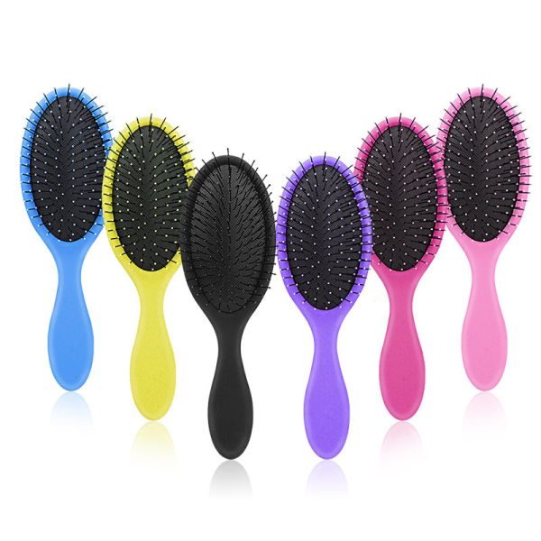 Quality Plastic Handle Hair Paddle Brush Wet And Dry Message Detangling Hair Brush for sale