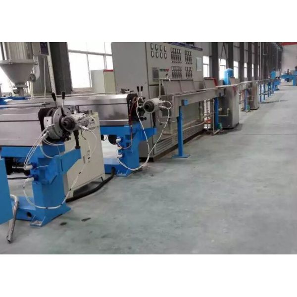 Quality 120+120 Double Layers Coating Insulation Cable Extrusion Line for sale