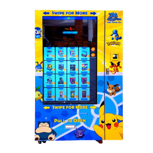 Quality Big Touch Screen TCG Pokémon Card Vending Machine With Card Reader and for sale