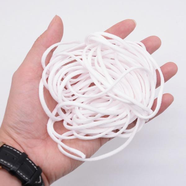 Quality High Tenacity 3mm 4mm Face Mask Elastic Cord Rope for sale
