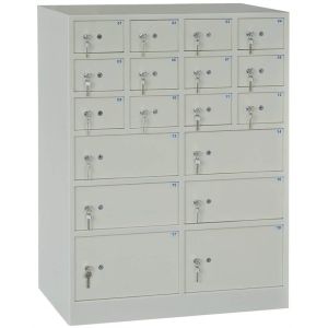 Quality 18 Doors Security Level A1 Dt-18 Bank Safe Deposit Box Hotel Locker for Door for sale