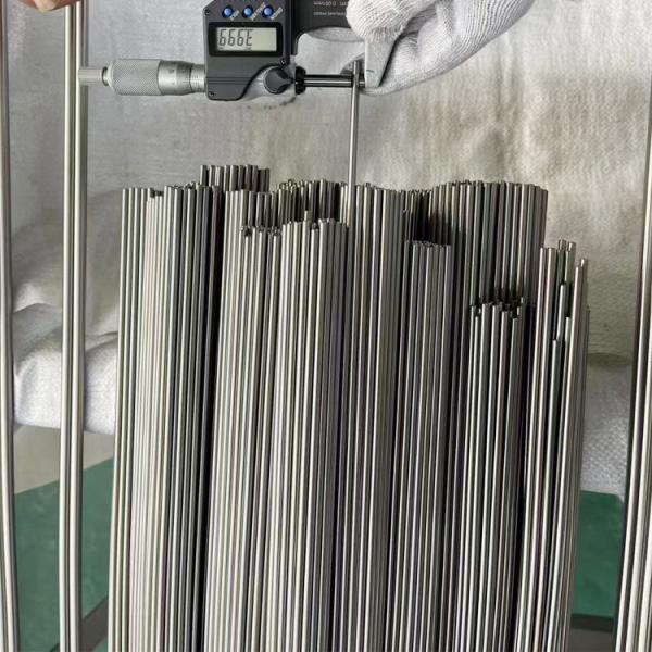 Quality 7.5mm Titanium Bar for Chemical Processing ASTM348 Gr5 Solid Rod Drones Material for sale