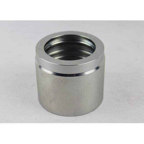 Quality Silver / Golden Hydraulic Hose Fitting , Hydraulic Pipe Fittings Galvanized Zinc for sale
