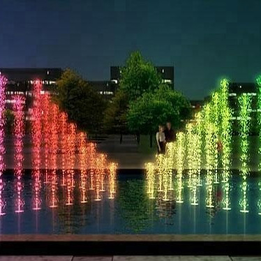 Quality Portable water fountain landscaping led light for sale