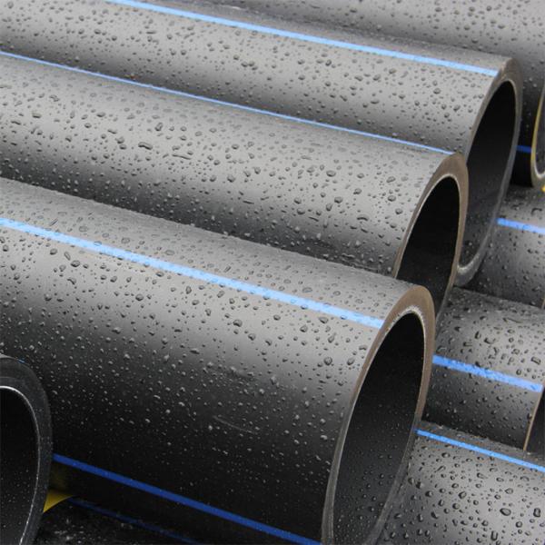 Quality Water Drinking HDPE Drainage Pipes Hot Melt Threading PE100 Poly Pipe for sale
