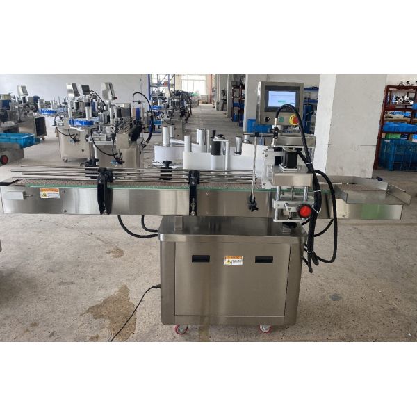 Quality Round Bottle Glass Bottle Sticker Label Automatic Labeling Machine for Food for sale