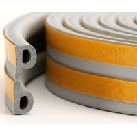 Quality 9.55mm EPDM Foam Under Self Adhesive Door Seal Anti Collision for sale