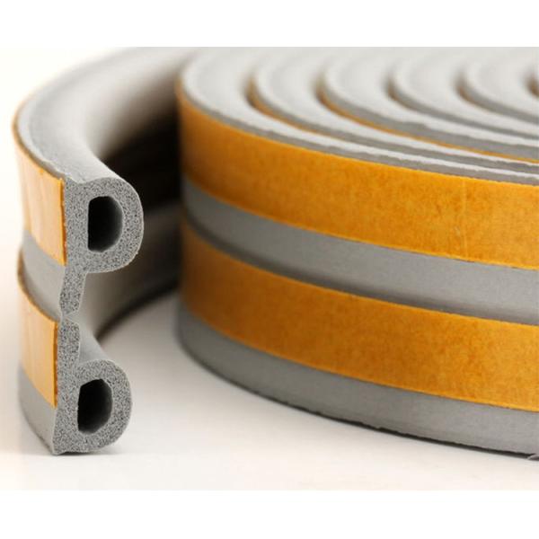 Quality 9.55mm EPDM Foam Under Self Adhesive Door Seal Anti Collision for sale