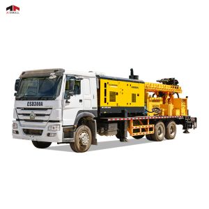 Quality 93KW Truck Mounted Water Well Drilling Rig 300m Depth for sale