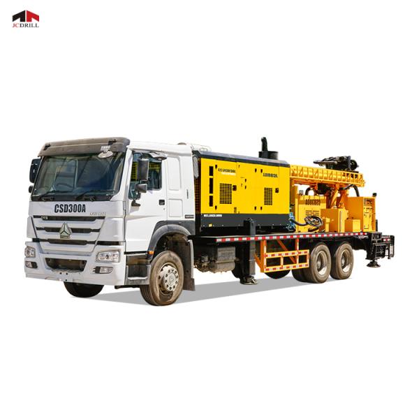 Quality 93KW Truck Mounted Water Well Drilling Rig 300m Depth for sale