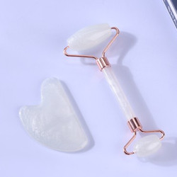 Quality Pink Face Massager Roller , Jade Massager Roller OEM ODM Service for sale