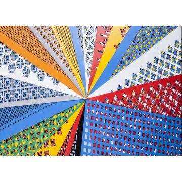 Quality Honeycomb Punching Sieve Hexagonal Perforated Metal SS304 1*2m 1.22*2.44m for sale