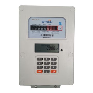 Quality Anti Tamper Household G4 2L Smart Gas Meter With CIU Split Keypad for sale