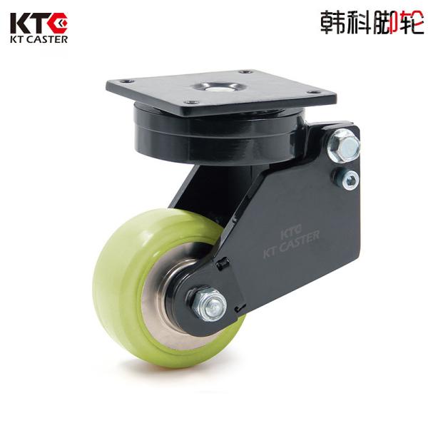 Quality Industrial AGV 4 Inch Polyurethane Wheels 400kg High Temperature Resistant for sale