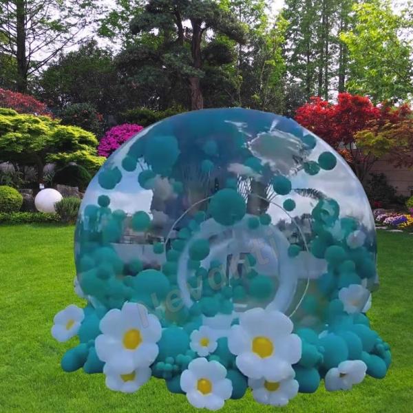 Quality Transparent Party Luxury Bubble House Inflatable with Custom Logo Print Option for sale