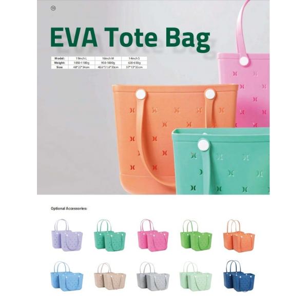 Quality EVA Handbag Tote Bogg Bag for Beach Woowave Manufacture Custom Durable for sale