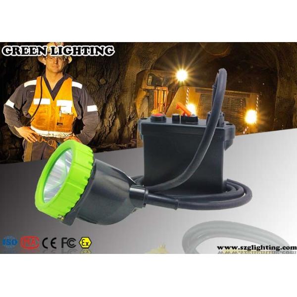 Quality 50000 Lux Led Headlamp Rechargeable , 4 Color Lighting Miners Cap Lamp for sale