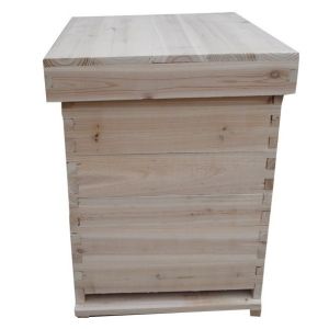 Quality Chinese Fir Wood Dadant Beehive Easy To Assemble Natural Material Bee Hive for sale