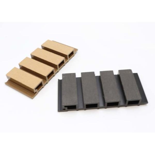 Quality Multiple Colors HDPE 219x26mm WPC Wall Cladding Exterior Decoration Material for sale
