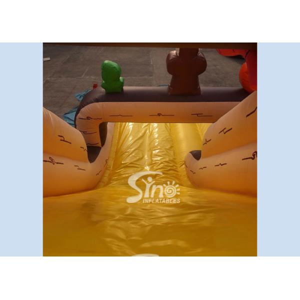 Quality Backyard kids Noah's ark inflatable slide made of 18 OZ. lead free pvc tarpaulin for sale