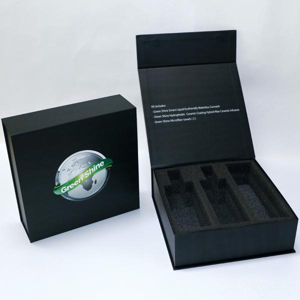 Quality Wholesale packaging black box with foam magnetic stripe box for sale
