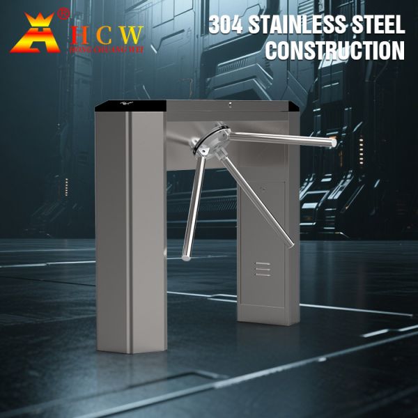 Quality HCW Security Entrance Barrier Systems Tripod Turnstile Gate Mechanism Controlled for sale