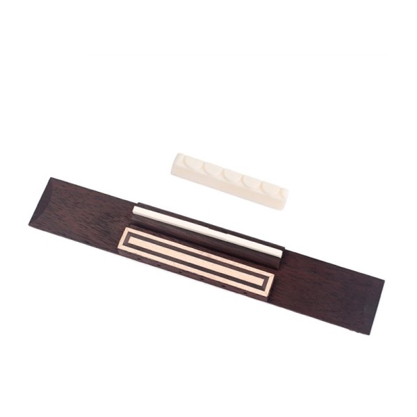 Quality Standard  Acoustic Guitar Bone Bridge Rosewood Material 30.5G for sale