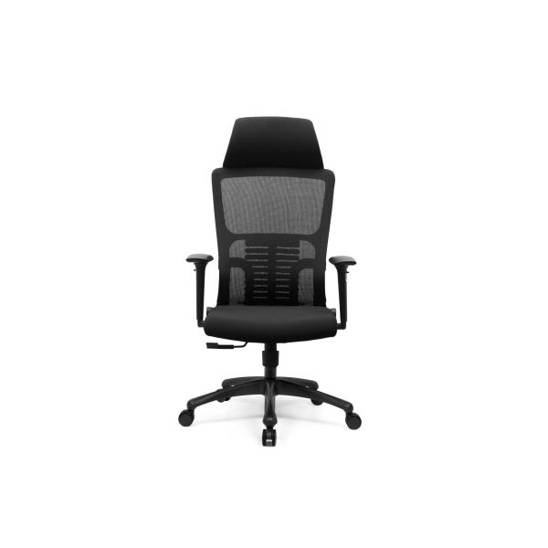 Quality Adjustable Headrest Mesh Staff Chair 90 To 115 Degree Tilt for sale