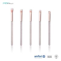 Quality 5PCS Plastic Eye Makeup Brushes Synthetic Hair Vegan Cosmetic Brush for sale