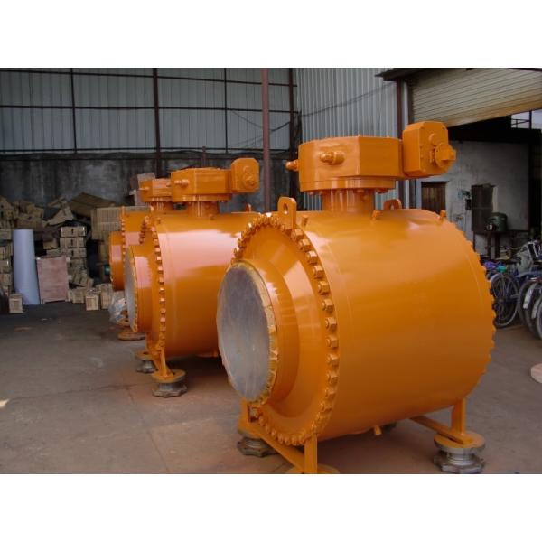 Quality BW Ends PTFE Seat 300LB Trunnion Mounted Ball Valve for sale