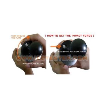 Quality IEC60068-2-63 Adjustable IEC Test Equipment Spring Operated Impact Hammer for sale