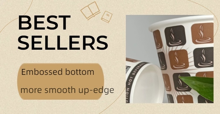 Factory Hot Selling Good Quality 8 Oz 300g Single Wall Creative Disposable Paper Cup Hot Beverage