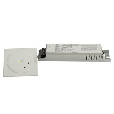 Quality 3 Hours Commercial Building LED Emergency Downlight Electro Galvanized Steel for sale