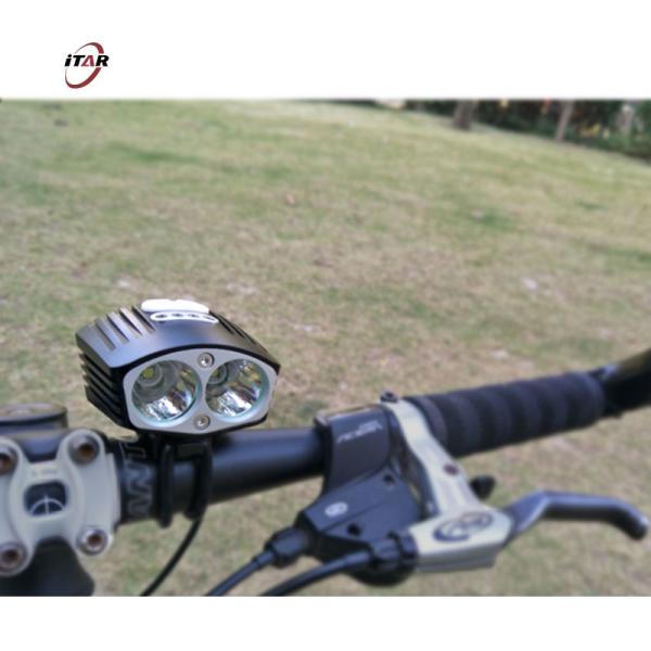 Quality 2000 Lumen Electric Bicycle Light Owl Eyes Designed Anodizing Finish for sale