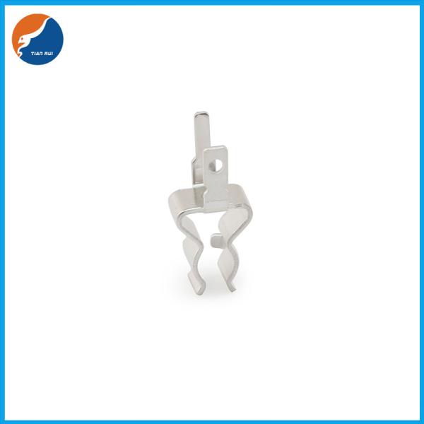 Quality SL-007 Copper Brass Nickel Plated PCB Mount Fuse Clips For 3x10mm Glass Ceramic for sale