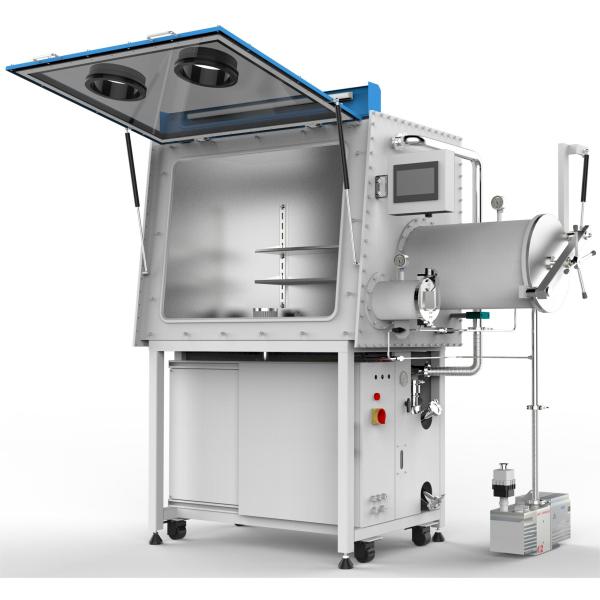 Quality Inert gas glove box ensures water oxygen content ≤0.1ppm and leakage rate ≤ 0 for sale