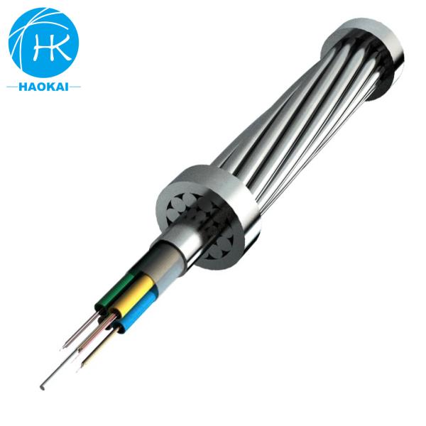 Quality OPGW Fiber Optic Cable G652d Center Tube Type Ground Wire for sale